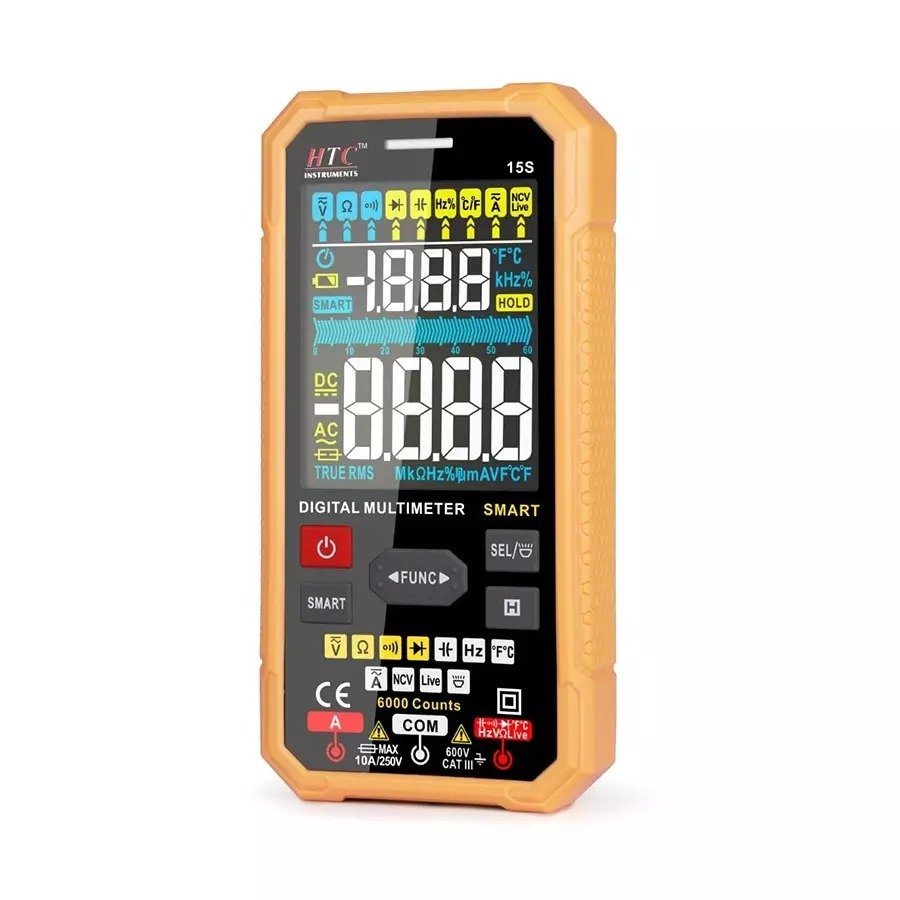 HTC DM-15S 40Hz-1kHz Frequency 6000 Counts Smart Digital Multimeter by ...