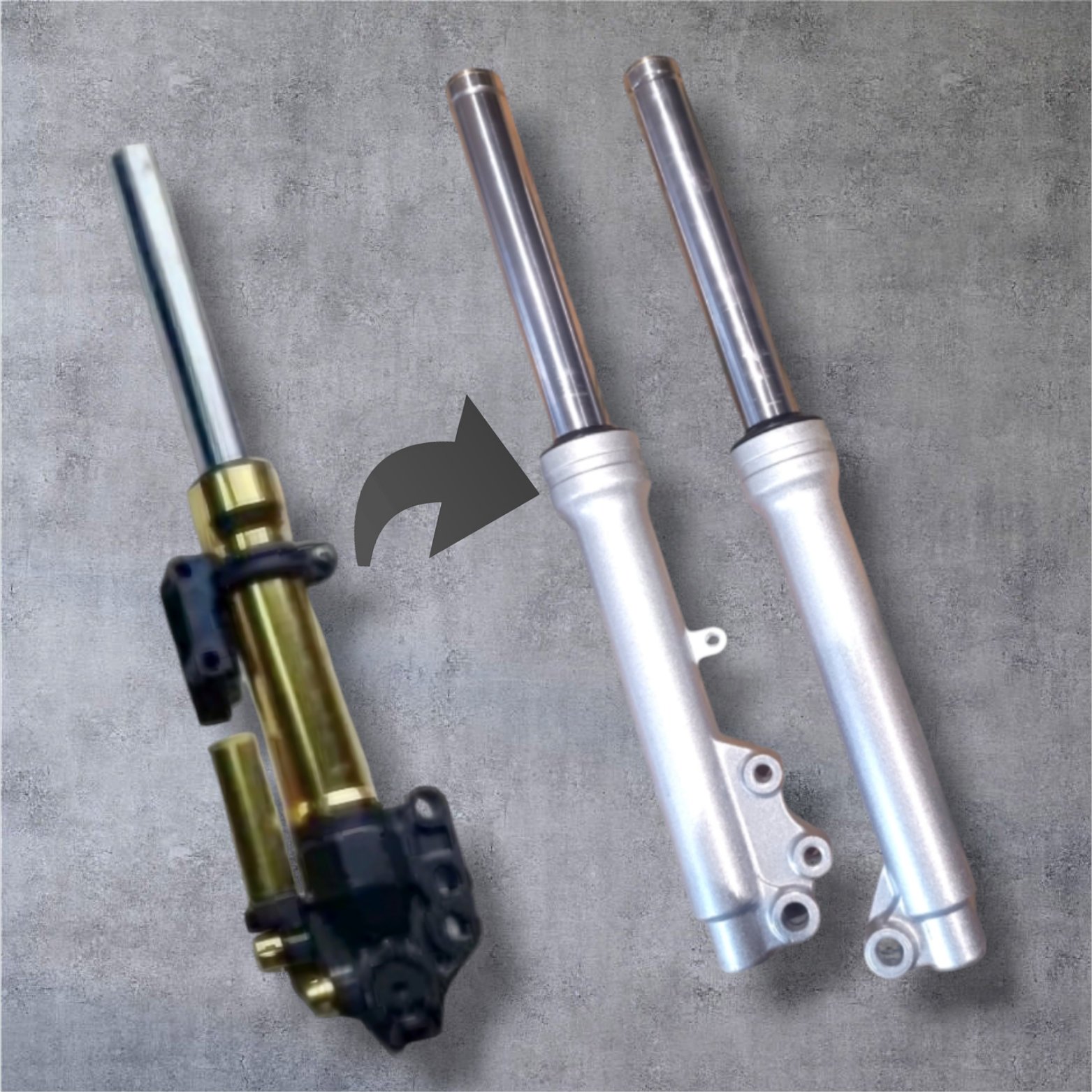 Okinawa Electric Scooter Front Fork Set 12 in Disc TY Praise Pro ...